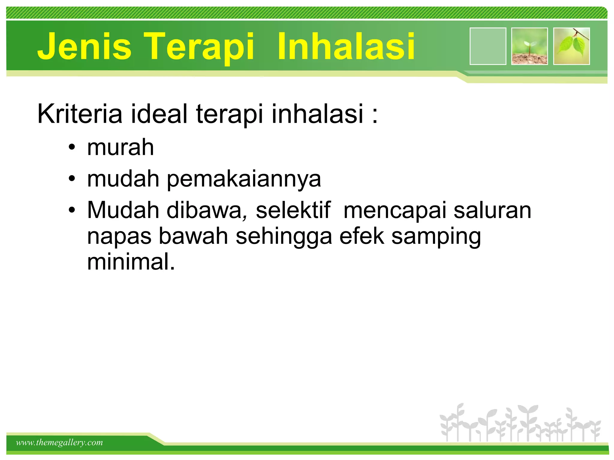 Terapi inhalasi terbaru | PDF