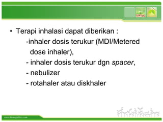 Terapi inhalasi terbaru | PDF