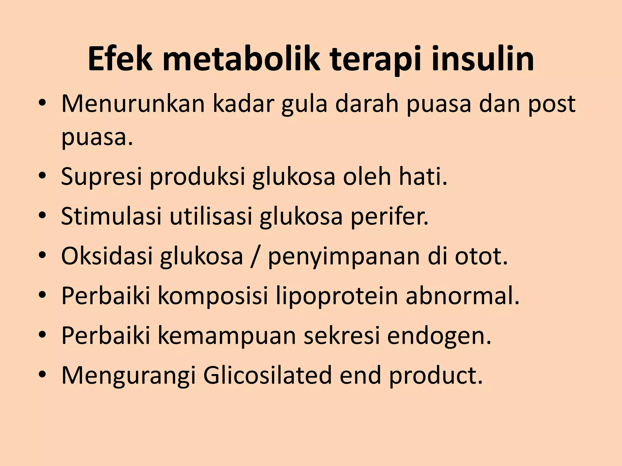 Terapi insulin | PPTX