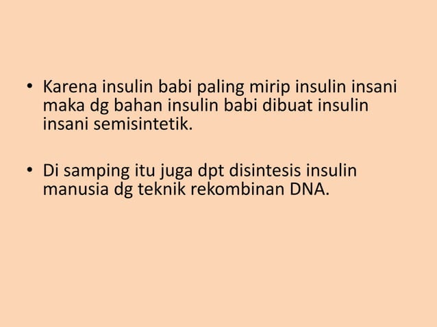 Terapi insulin | PPTX