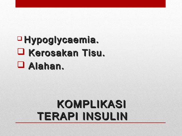 TERAPI INSULIN | PPT