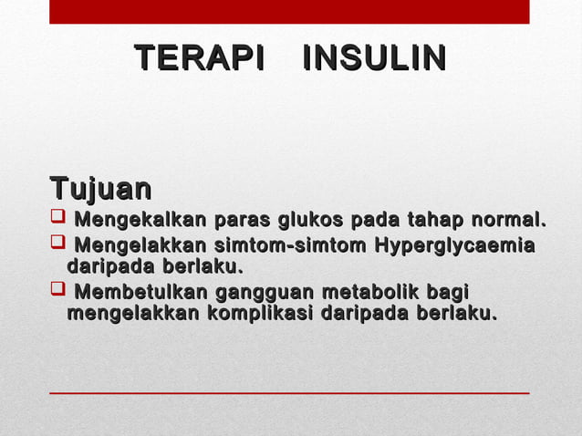 TERAPI INSULIN | PPT