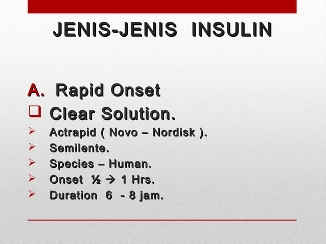 TERAPI INSULIN | PPT