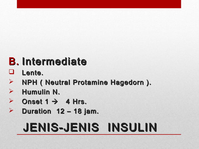 TERAPI INSULIN | PPT