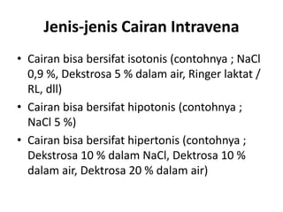 Terapi intravena | PPT