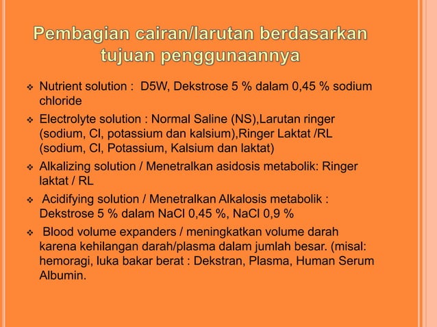 Terapi intravena | PPT