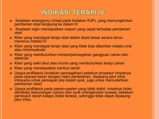 Terapi intravena | PPT