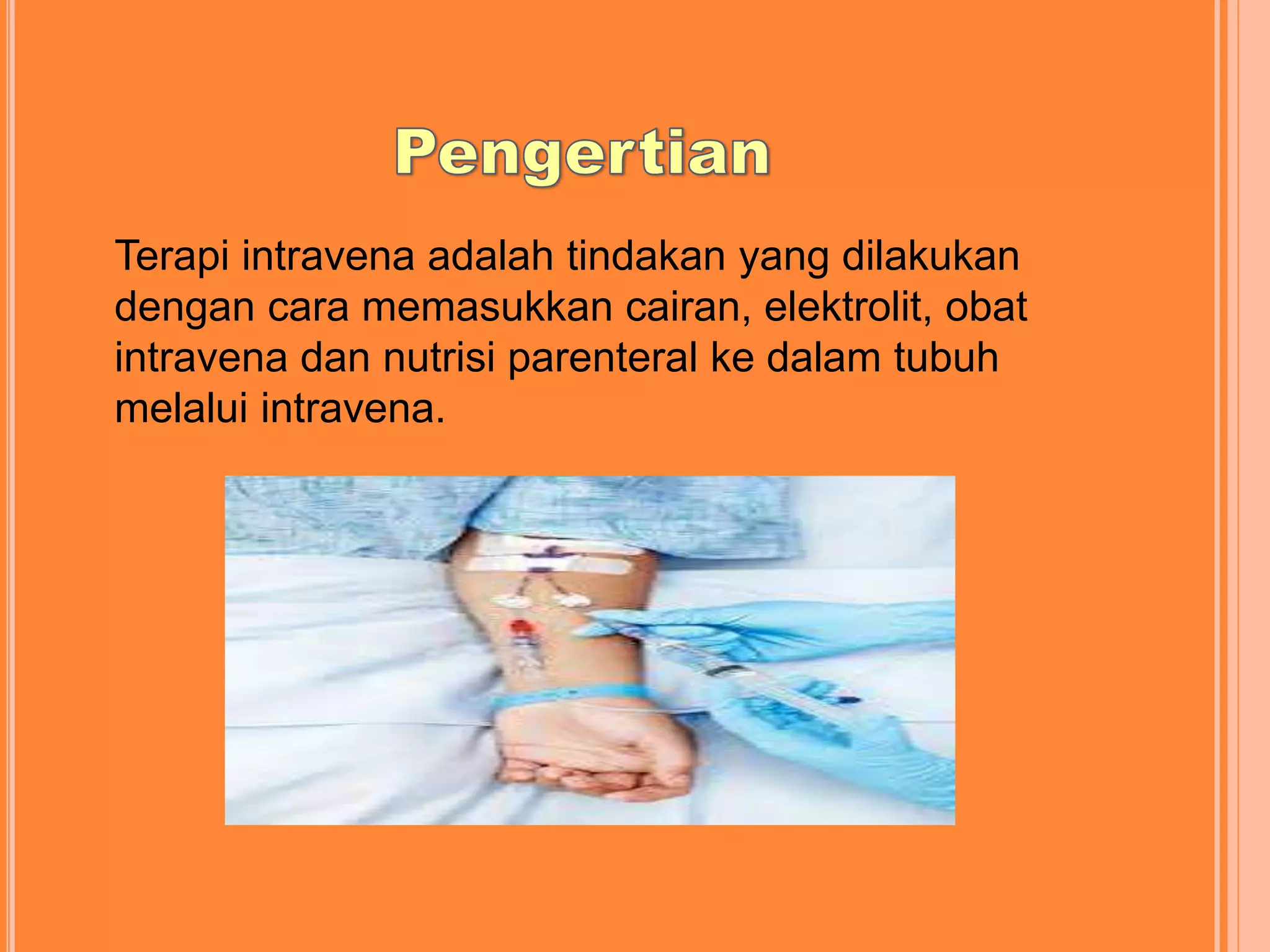 Terapi intravena | PPTX