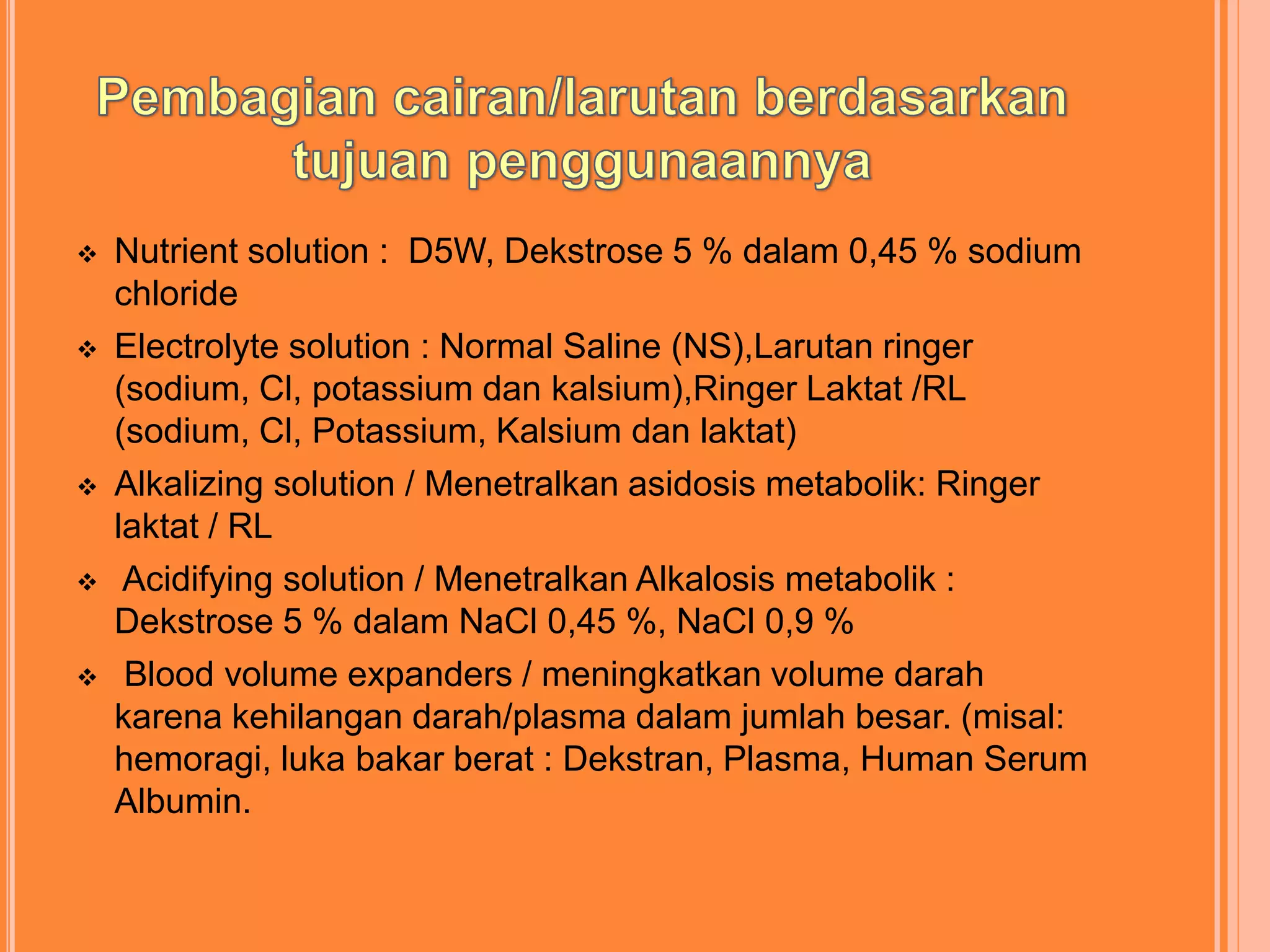 Terapi intravena | PPTX