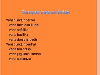 Terapi intravena | PPTX