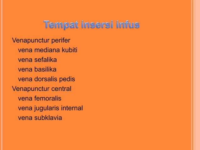 Terapi intravena | PPTX