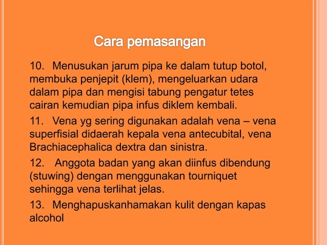 Terapi intravena | PPTX