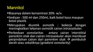Terapi Mannitol | PPTX