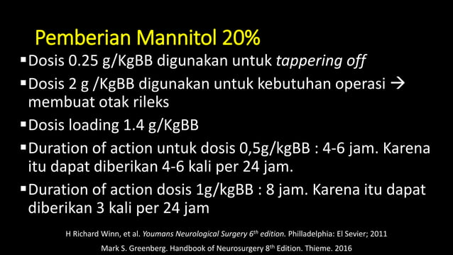 Terapi Mannitol | PPTX