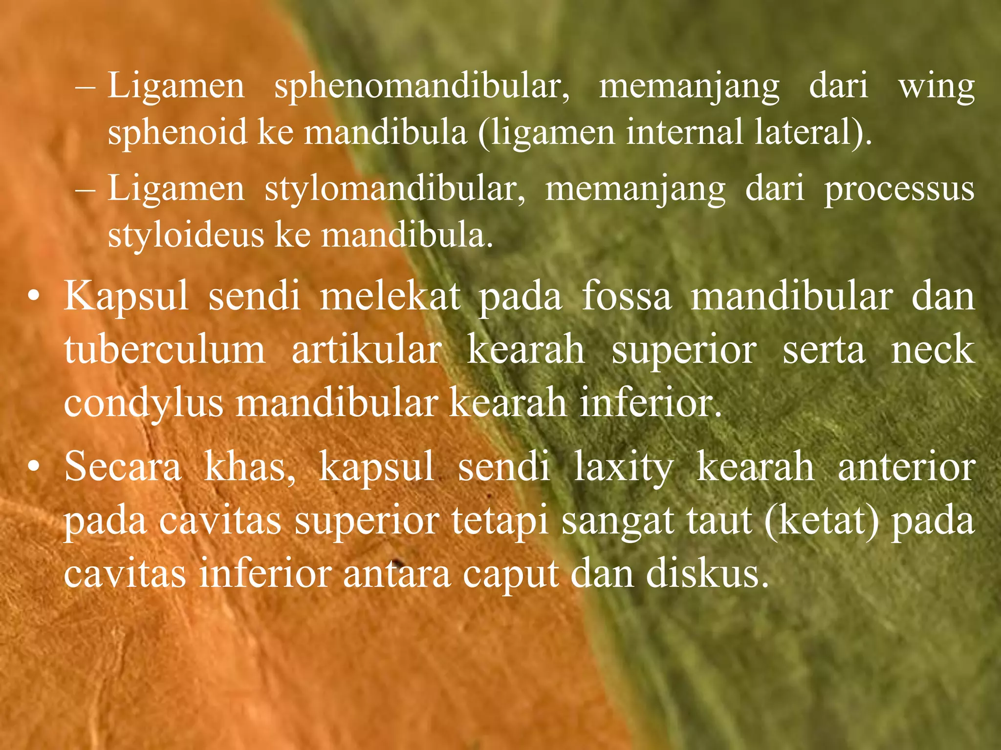 Terapi manual TMJ dalam Fisioterapi | PPTX