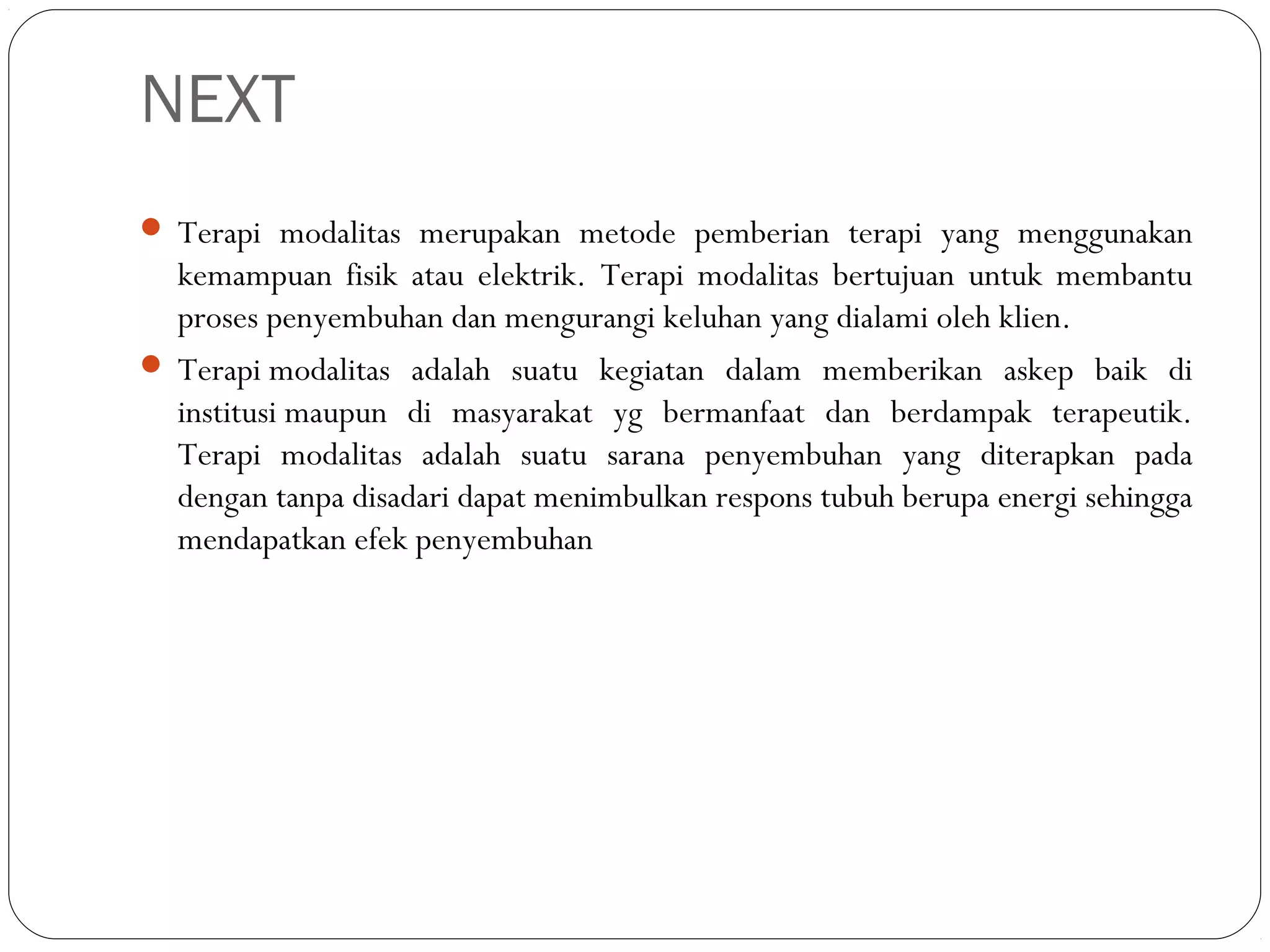 Terapi modalitas pada anak usia sekolah | PPT