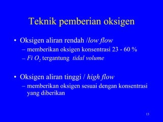 Terapi oksigen | PPT
