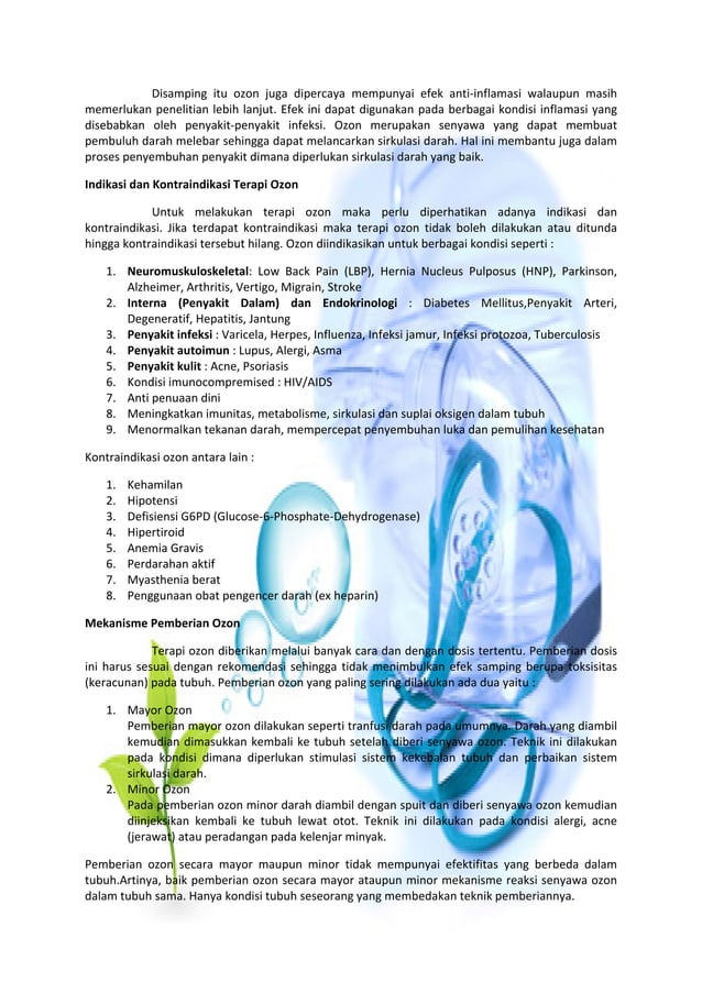 Terapi ozone | PDF