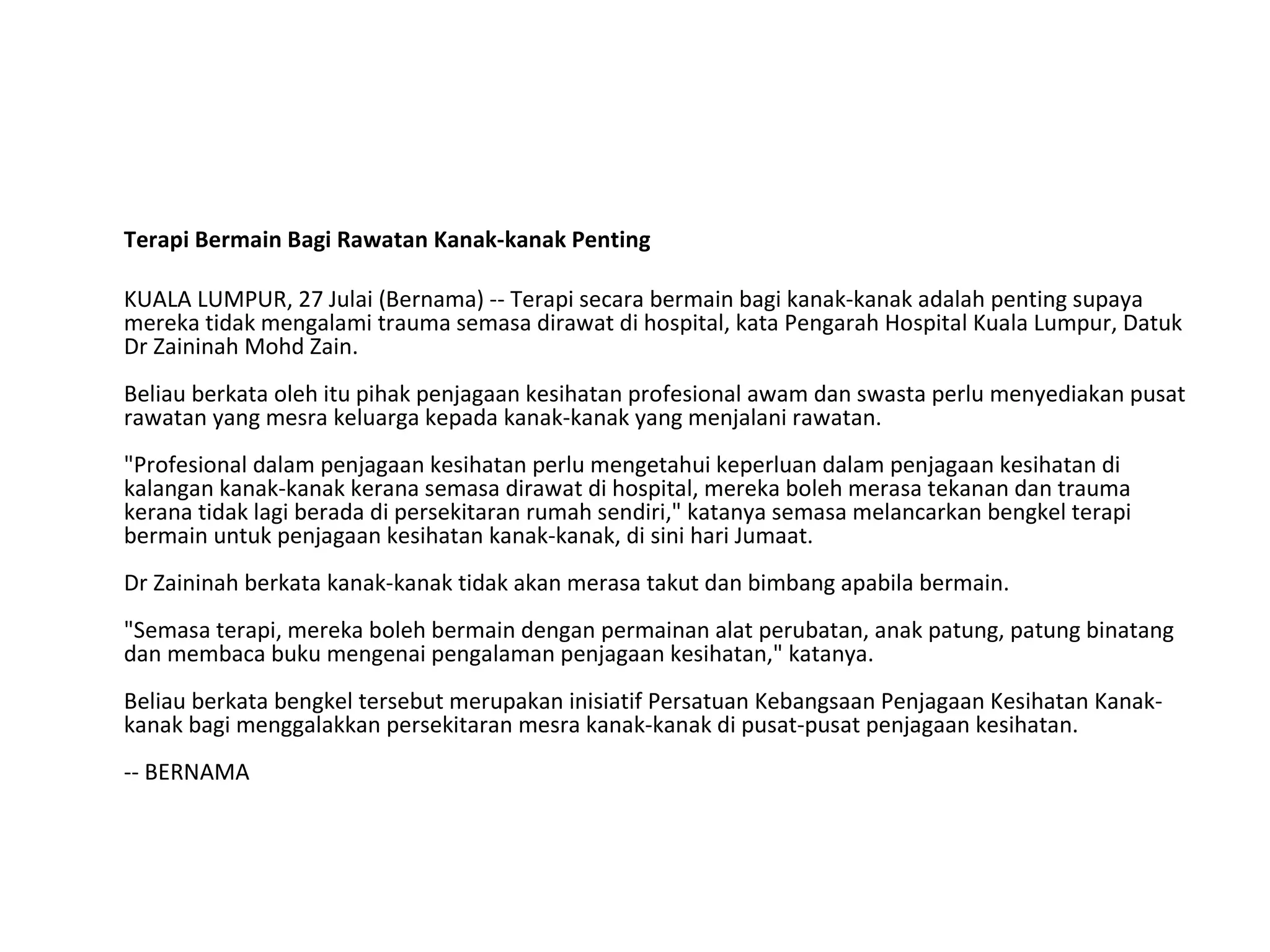 Terapi permainan | PPT