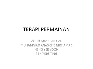 Terapi permainan | PPT