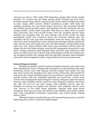 Terapi Sederhana Menekan Gejala Penyakit Degeneratif | PDF