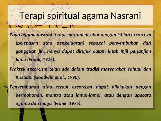 TERAPI SPIRITUAL AGAMA Islam RUQYAH.ppt