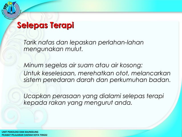Terapi urutan menghilangkan stres | PPT