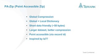 Terark Product and Technology | PPT