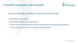 Terark Product and Technology | PPT