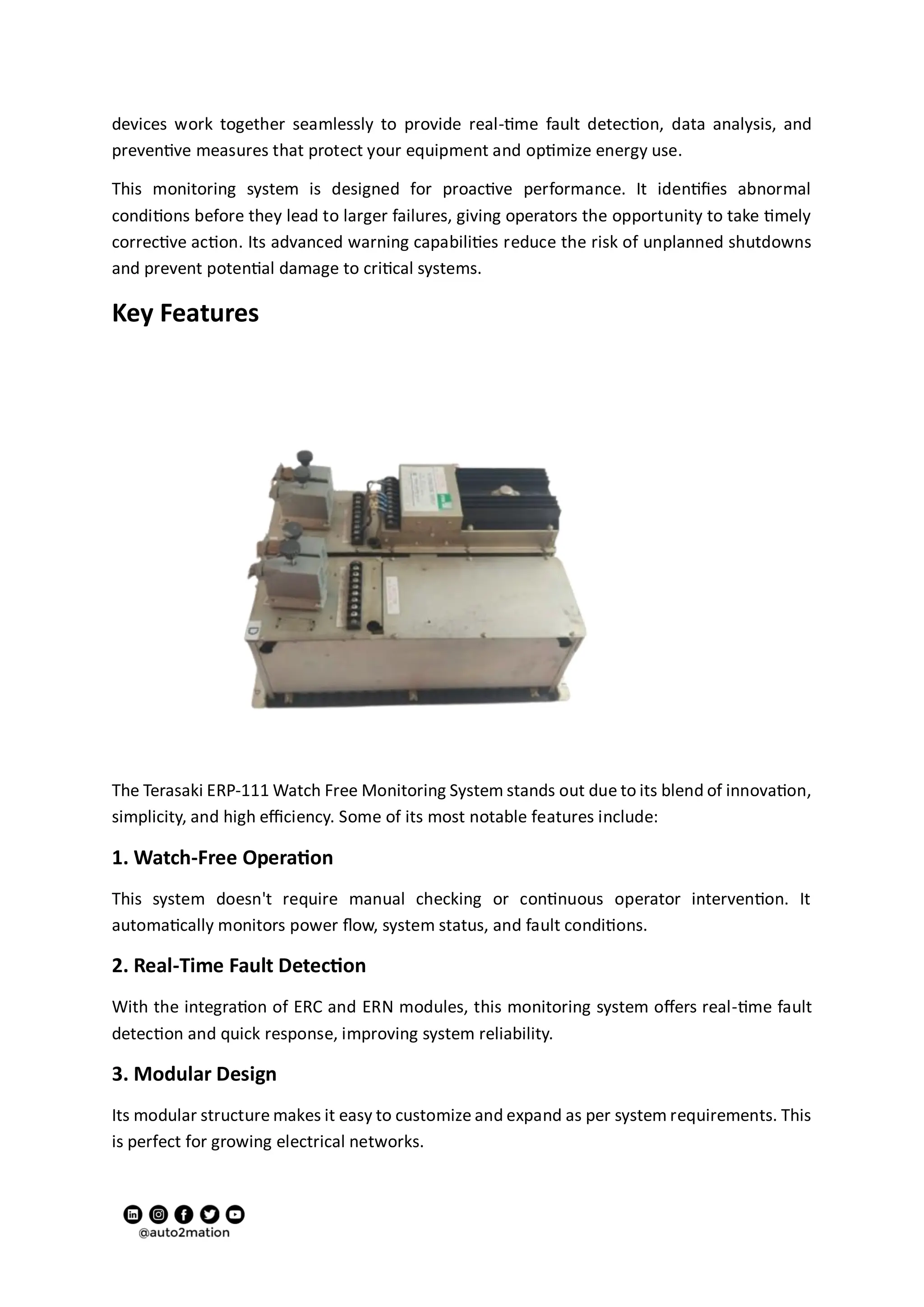 Terasaki Erp-111 Watch Free Monitoring System | PDF