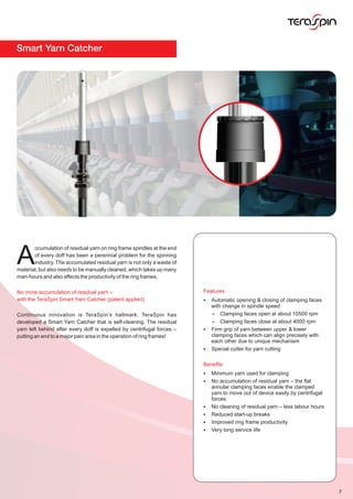 Precision components for spinning machines | PDF