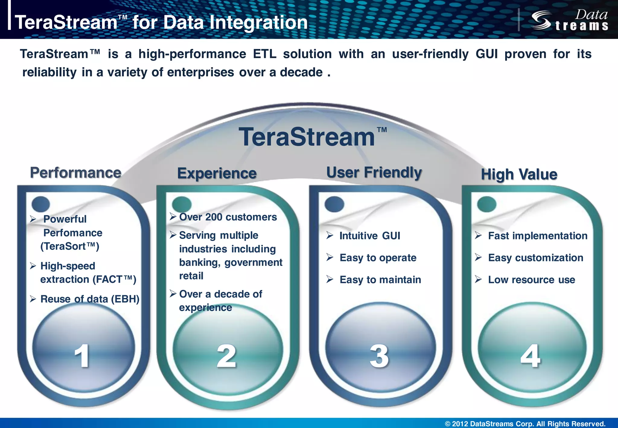 Tera stream ETL | PDF
