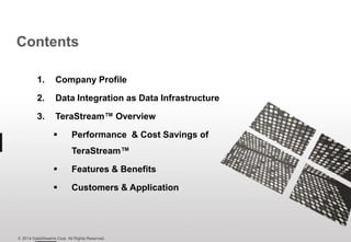 TeraStream - Data Integration/Migration/ETL/Batch Tool | PDF
