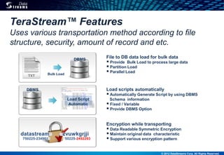 Tera stream for datastreams | PPT