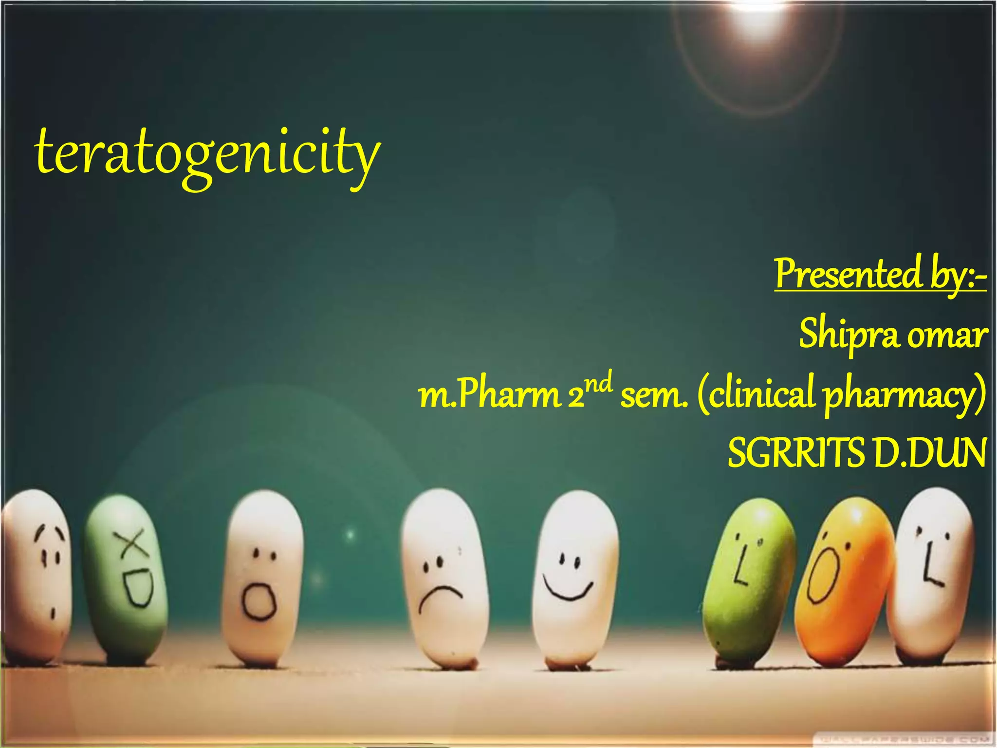 Teratogenecity | PPTX