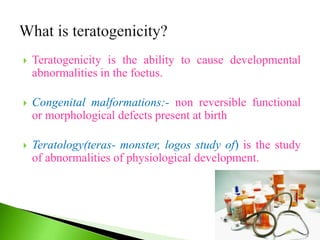 Teratogenecity | PPT