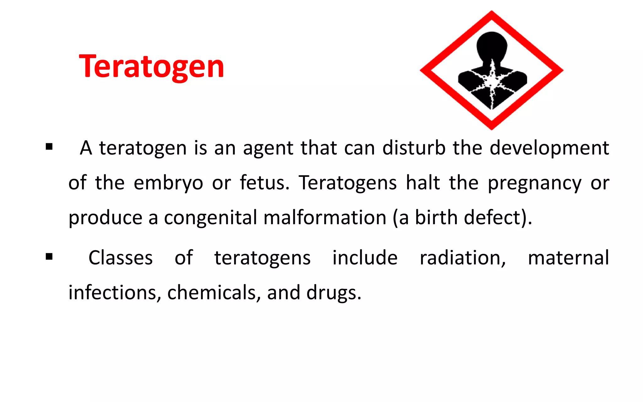 Teratogenecity | PPTX