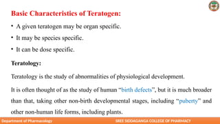 teratogenecity / abnormal fetous development | PPTX