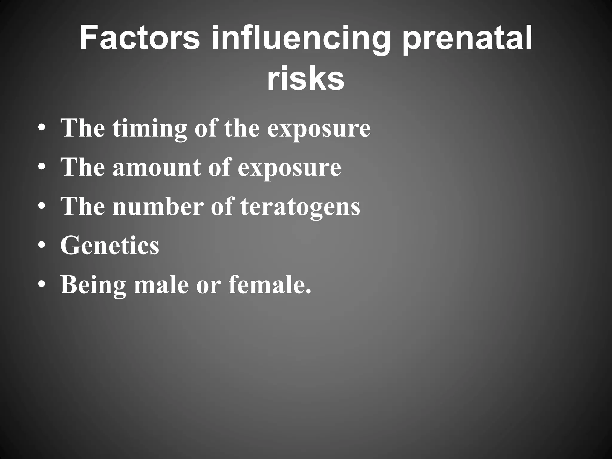 Teratogenesis | PPTX