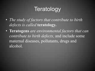 Teratogenesis | PPTX