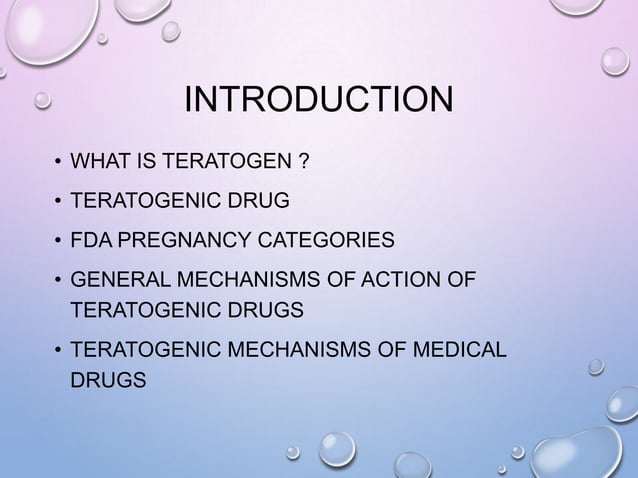 Teratogenic drugs | PPTX | Pregnancy | Reproductive Health