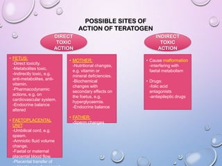 Teratogenic drugs | PPTX