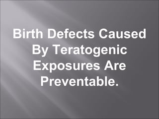 Teratogens | PPT