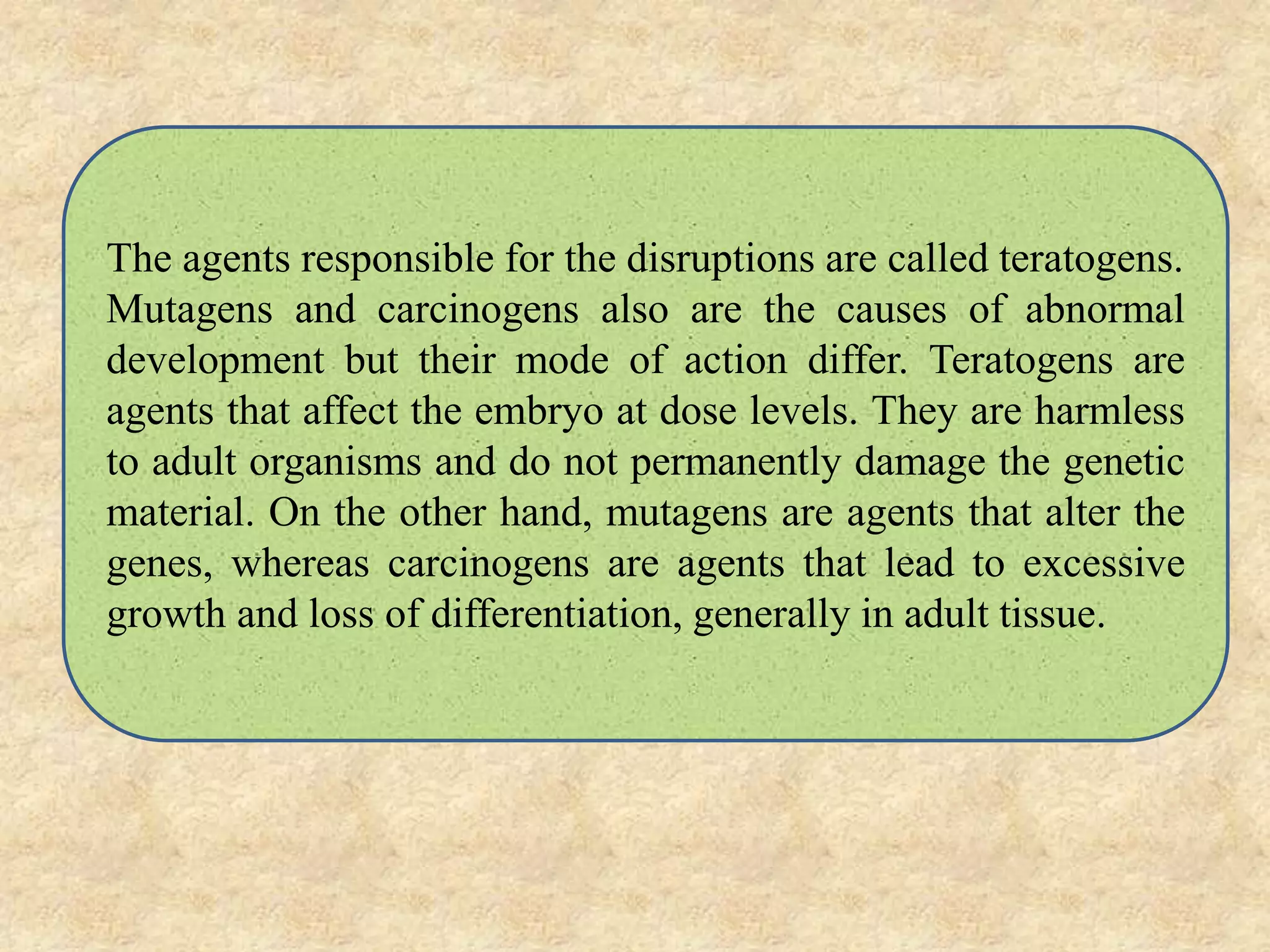 Teratogens | PPTX