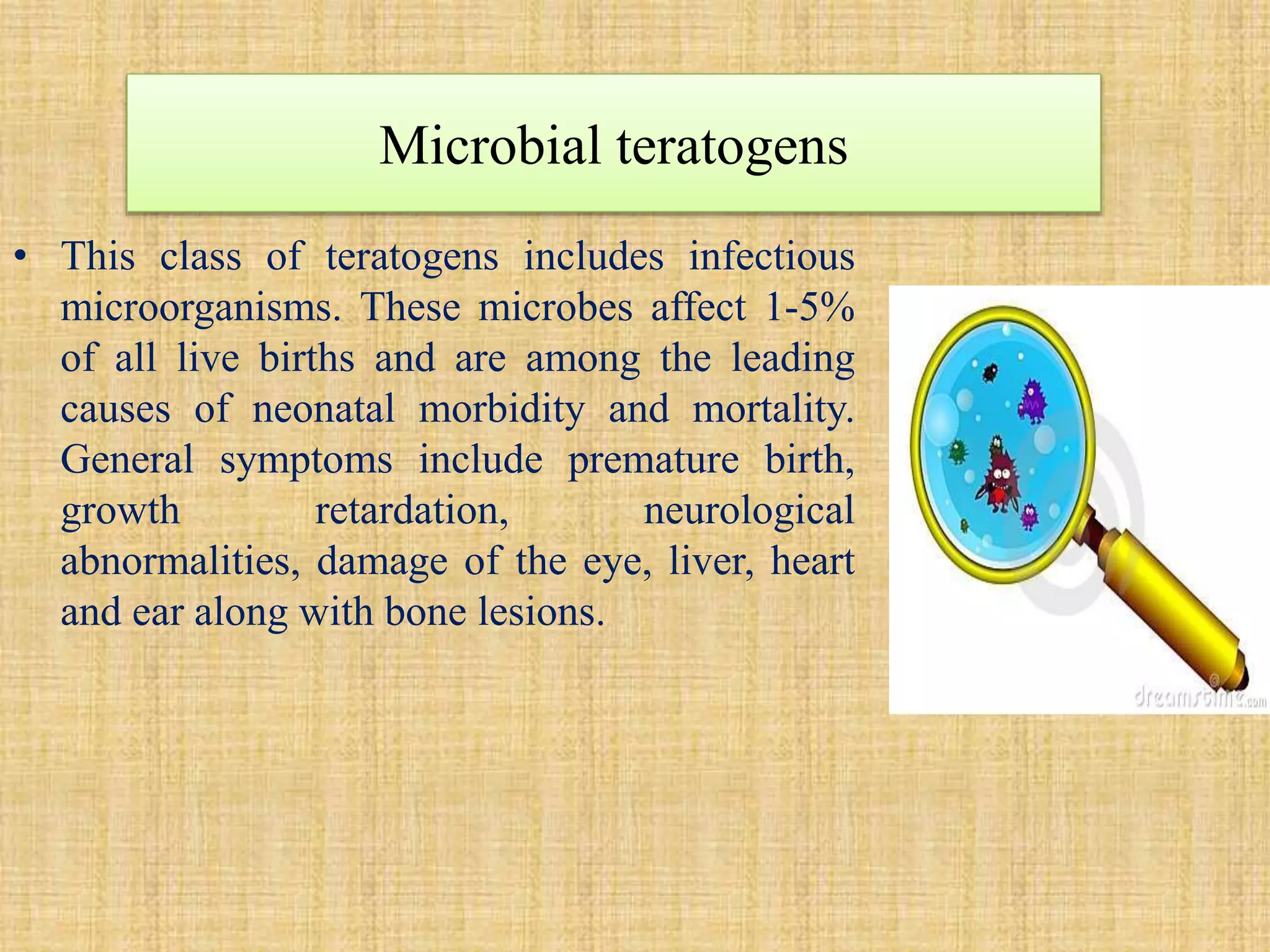 Teratogens | PPTX
