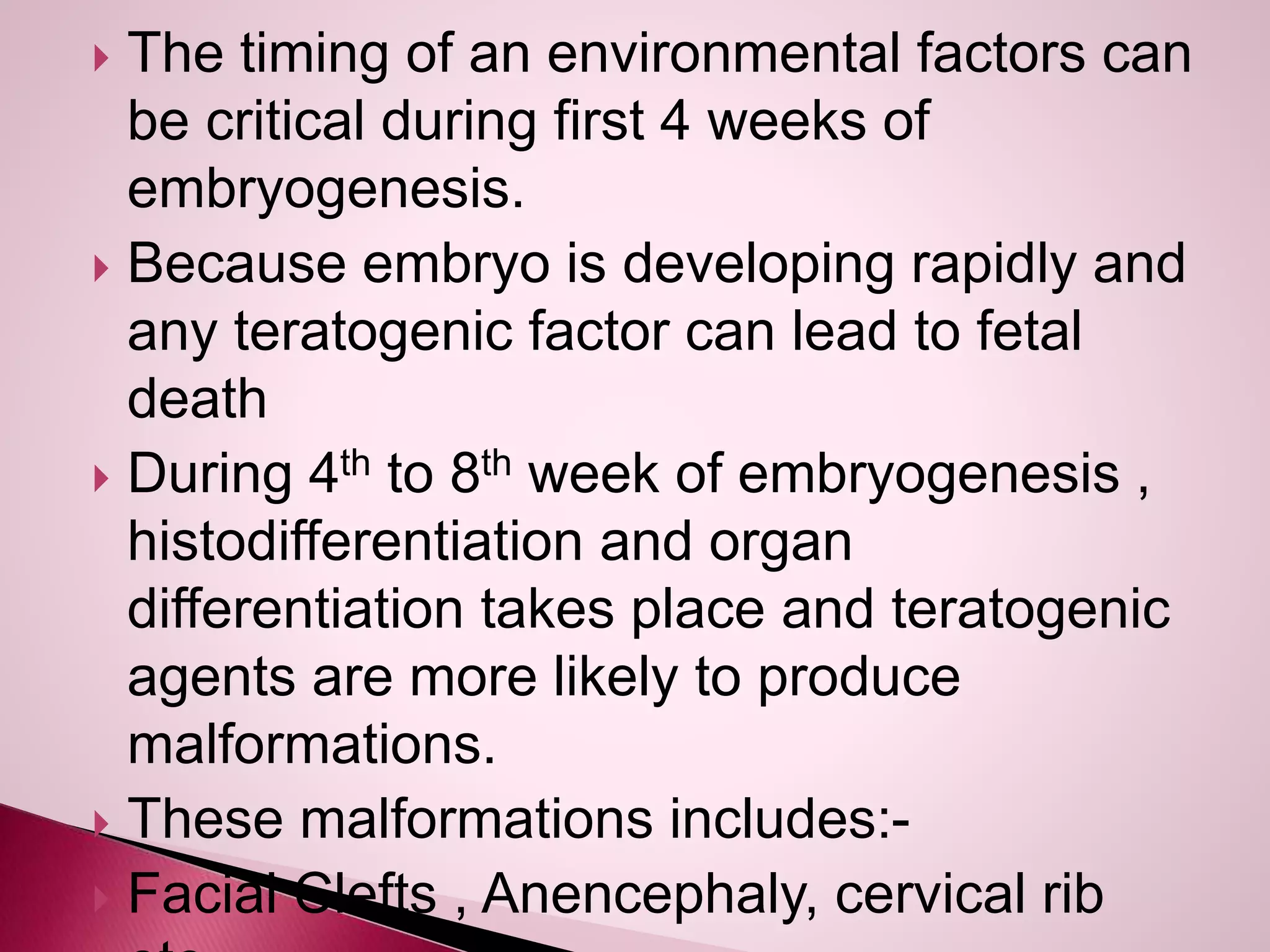 Teratogens And Cleft Types | PPTX
