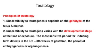 Teratology | PPTX