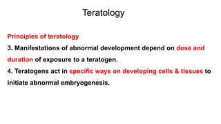 Teratology | PPTX