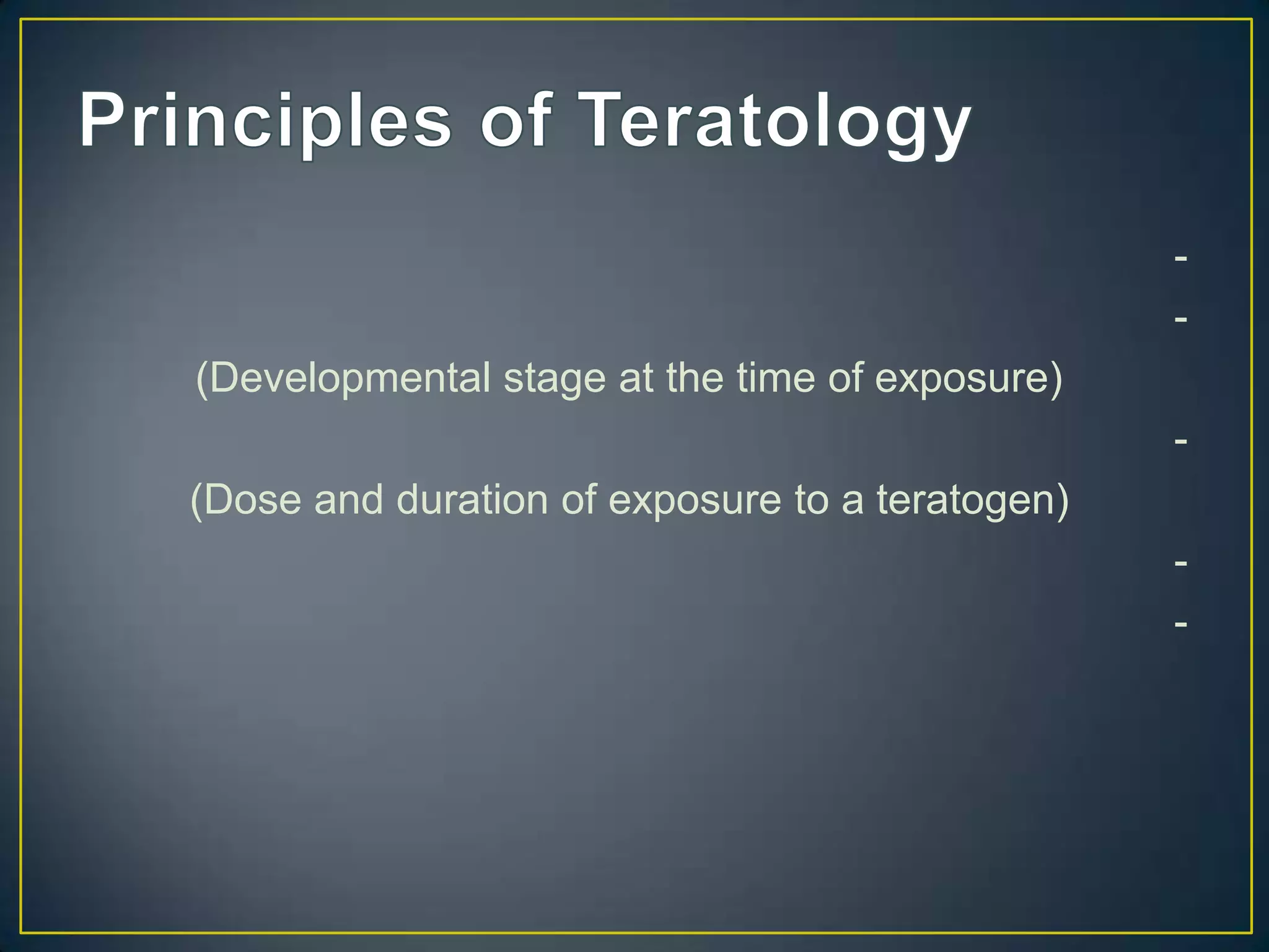 Teratology teratogenesis-birth defect-congenital malformation- anomaly ...