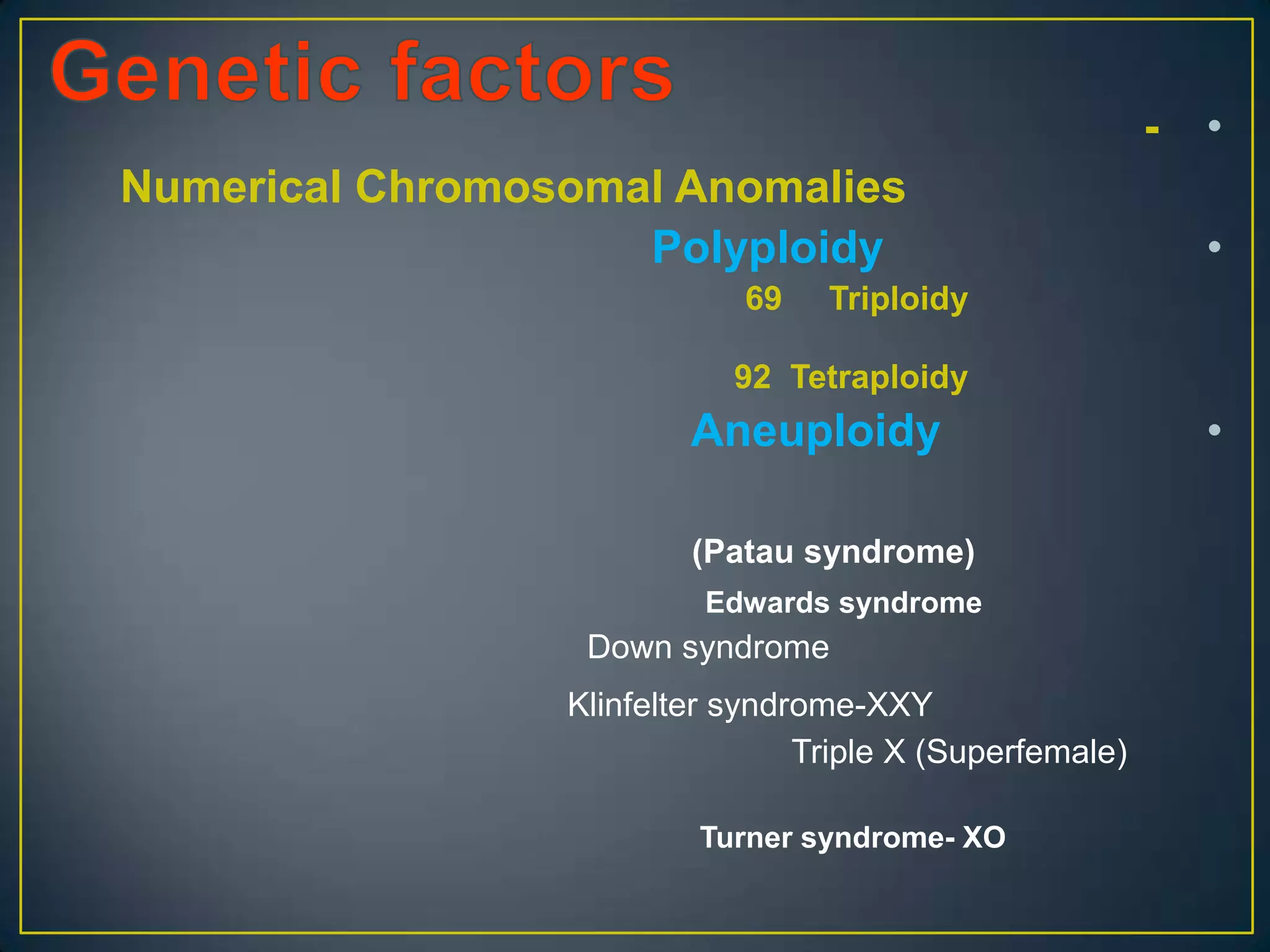 Teratology teratogenesis-birth defect-congenital malformation- anomaly ...